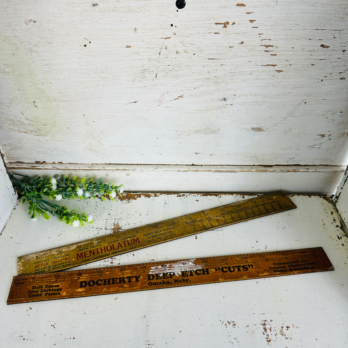 Vintage Rulers – Upcycled by Bri